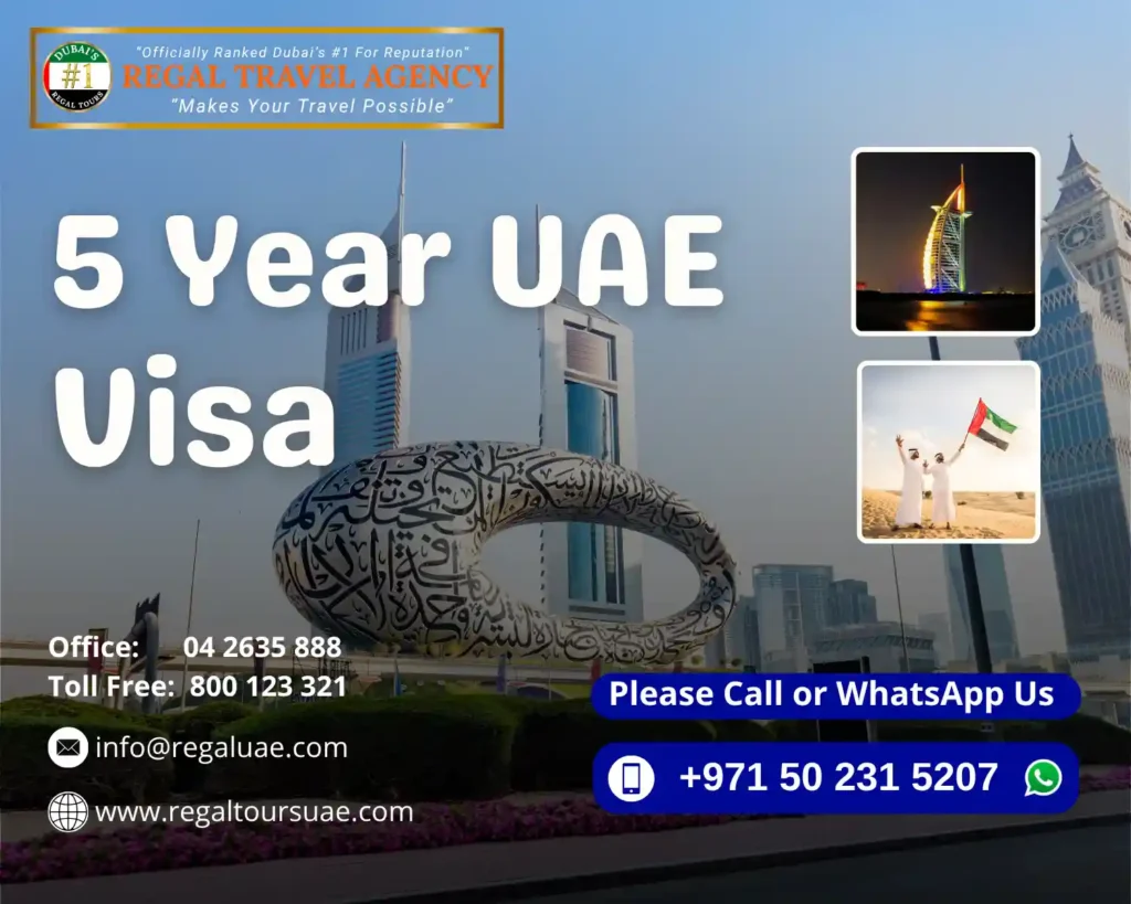 5 Year UAE Multiple Entry Tourist Visa - Apply Now